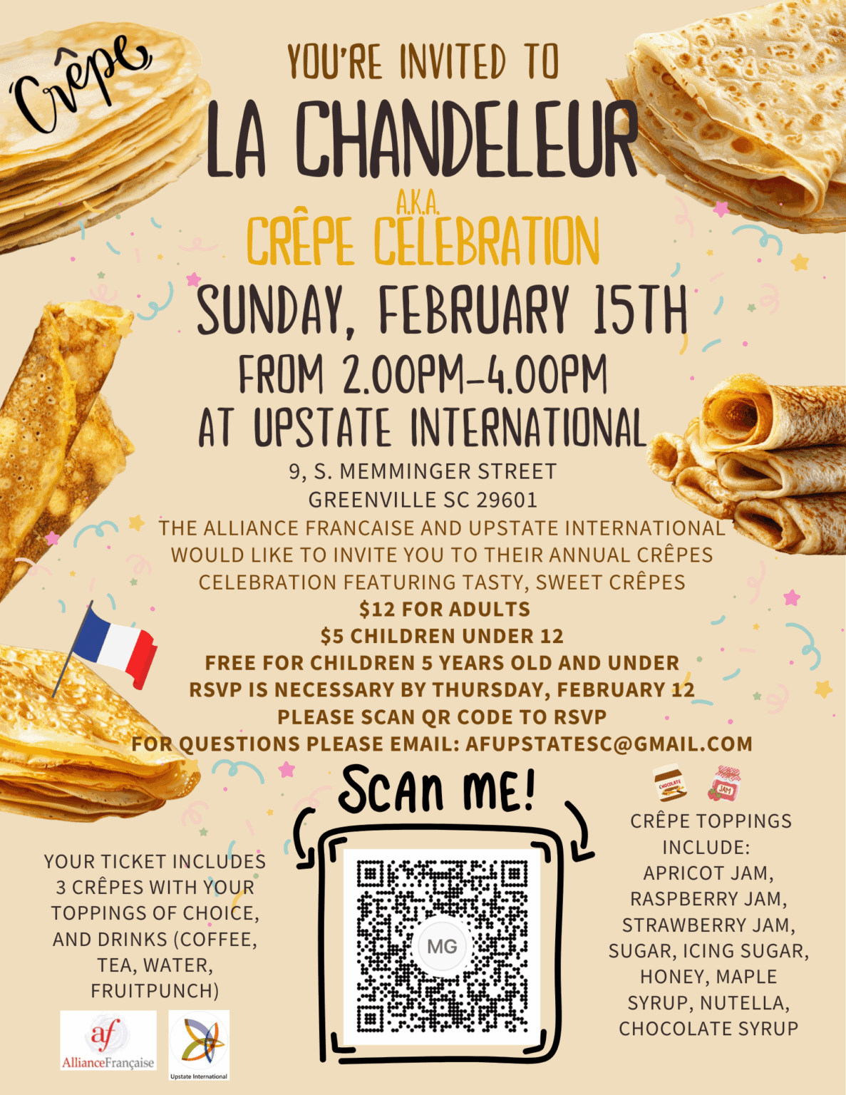 La Chandeleur aka Crêpe Celebration | Upstate International